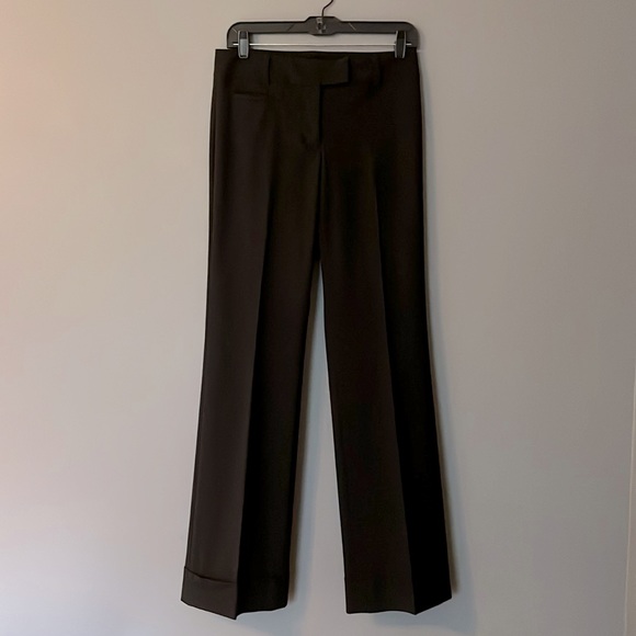 BCBGMaxAzria | Pants & Jumpsuits | Bcbg Pleated And Cuffed Wide Leg ...